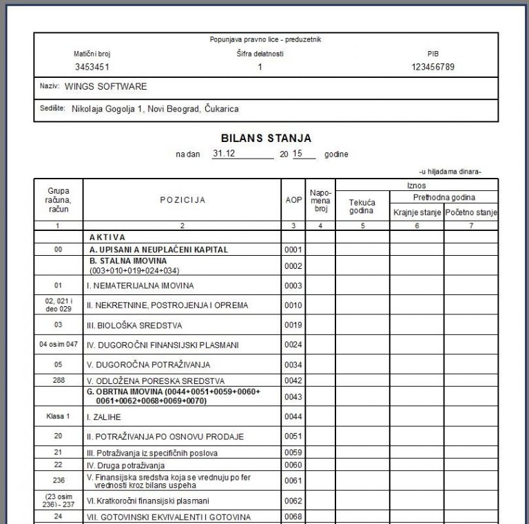 Program – Wings Software